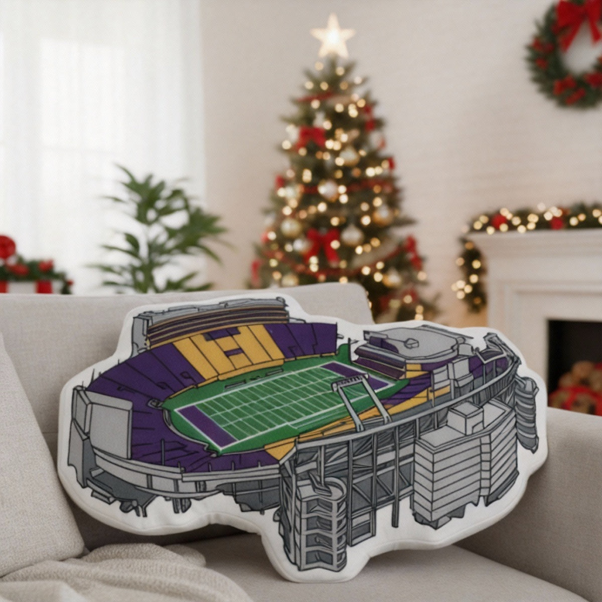 Dowdy-Ficklen Stadium Pillow | Game Day, Best Gift for Sports Fans ...