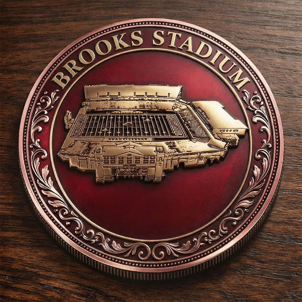 Custom Stadium Commemorative Coin Brooks Stadium - Coastal Carolina Ch ...