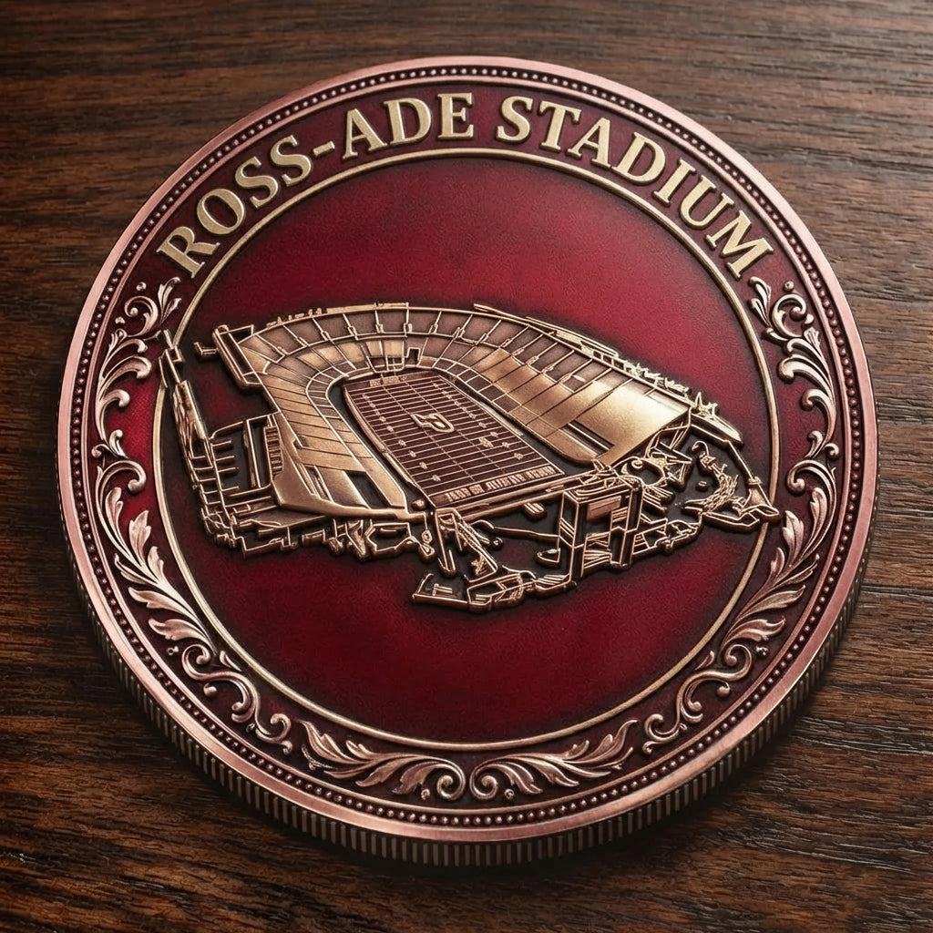 Custom Stadium Commemorative Coin Ross-Ade Stadium - Purdue Boilermake ...