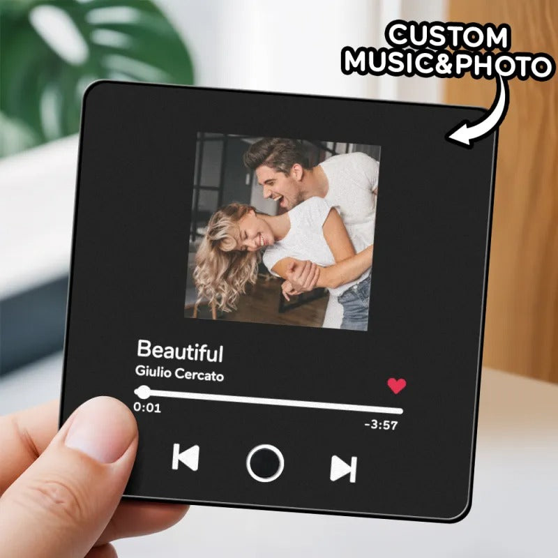 Customized Music Fridge Magnet Personalized Photo Fridge Magnet Can Pl ...